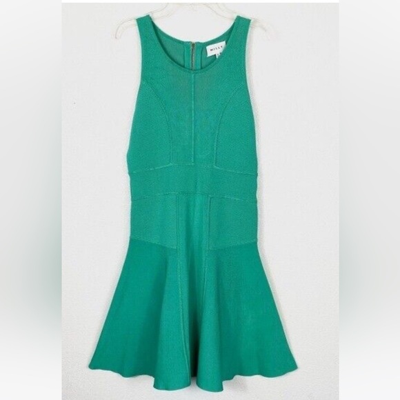 Milly | Dresses | Milly Fit And Flare Stretch Dress | Poshmark